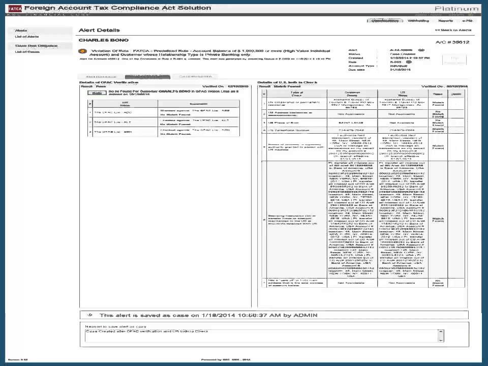 Foreign Account Tax Compliance Act (FATCA) Solution - YouTube