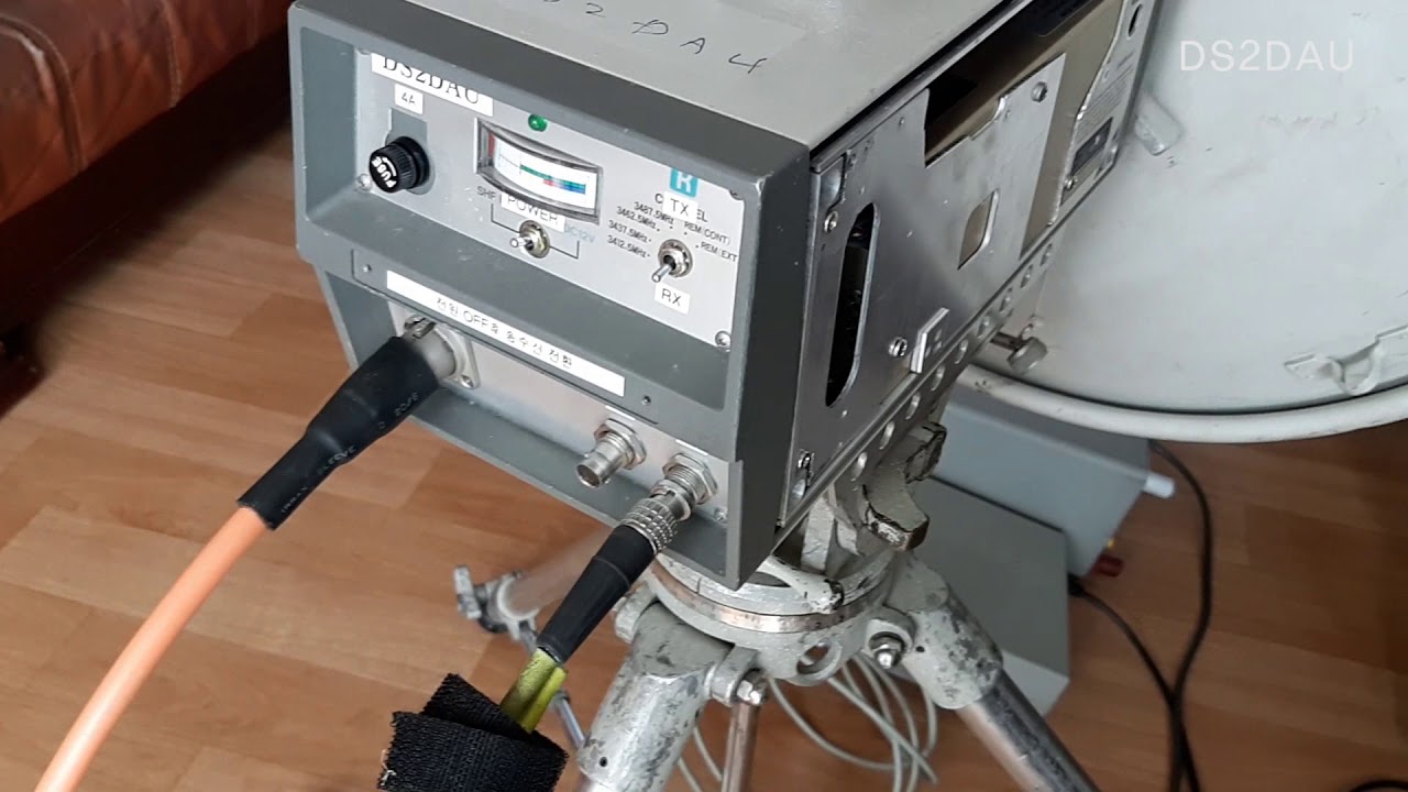 10GHZ MICROWAVE DATV ATSC 8VSB DS2DAU RX TX TEST - YouTube