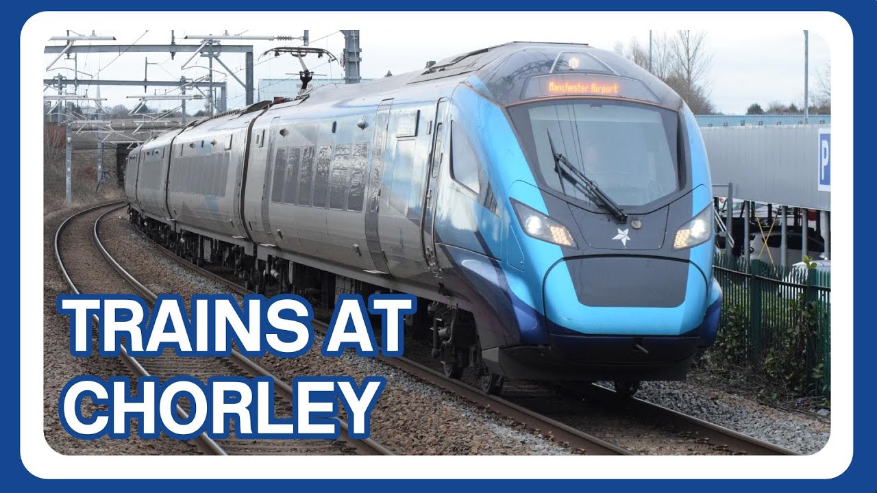 Trains at Chorley railway station (27/01/2023) - YouTube