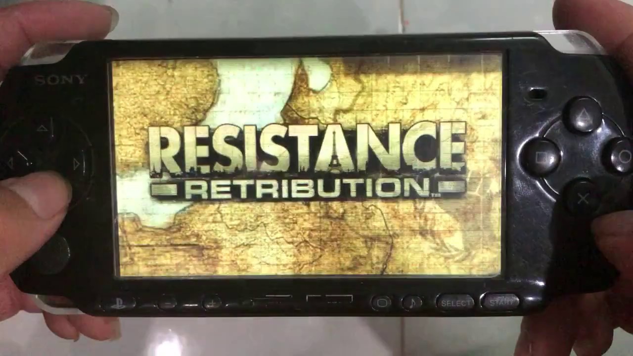 Chơi Game Resistance trên máy Game cầm tay PSP - YouTube
