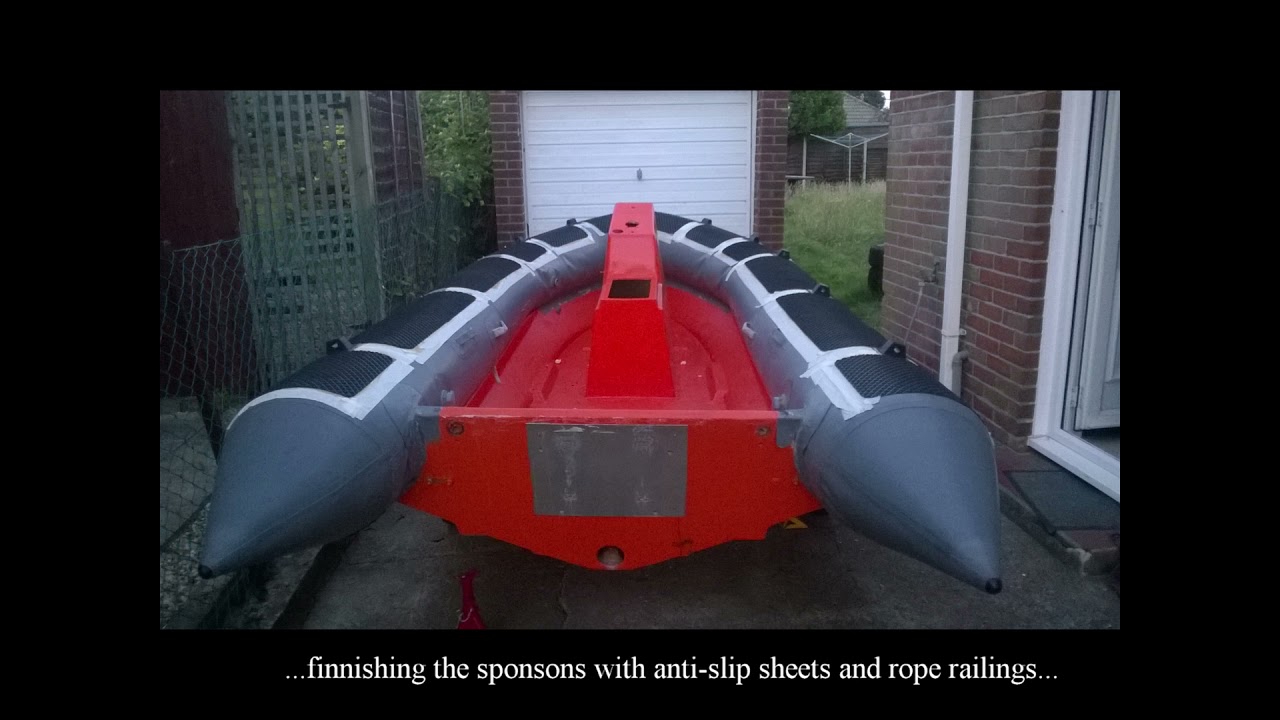 RIB boat project Avon Searider SR4 - YouTube