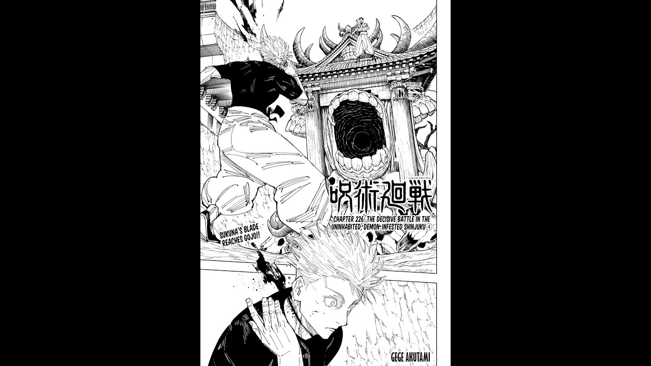 Jujutsu Kaisen - Ch.226 - Gojo taking the lead [AI Voice-over] Part 4 ...