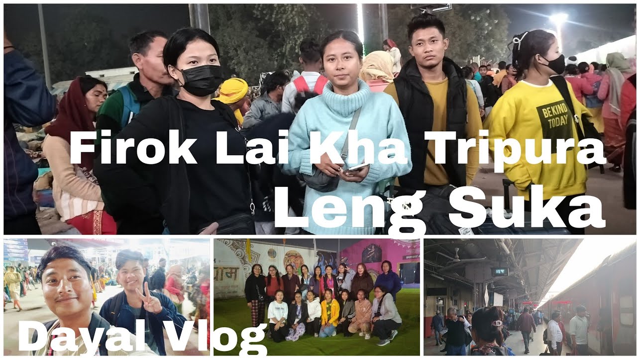 Leng Suka Journey Khai Bus By🥹🥹 // Firok Lai Kha // Prayagraj to Tripura, Dayal Vlog 93🔥💕💕💕 ...