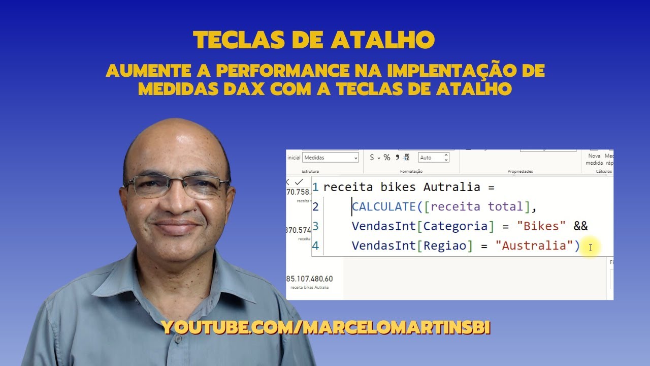 Teclas de atalho dax : Aumentando a sua performance com as teclas de atalho dax no Powerbi - YouTube