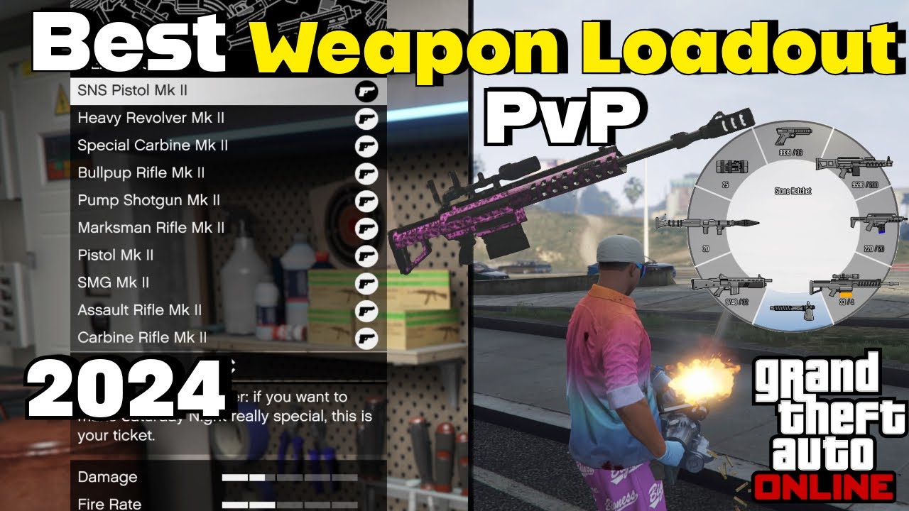 BEST Weapon Loadout In GTA Online! Updated 2024! - YouTube