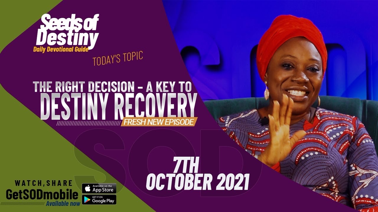 SEEDS OF DESTINY – THURSDAY 07 OCTOBER, 2021 - YouTube