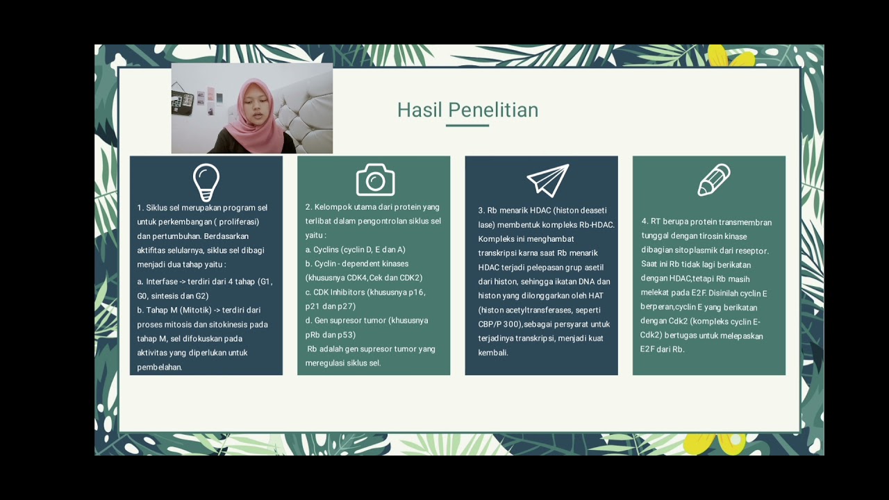 REVIEW JURNAL MEKANISME KONTROL SIKLUS SEL - YouTube