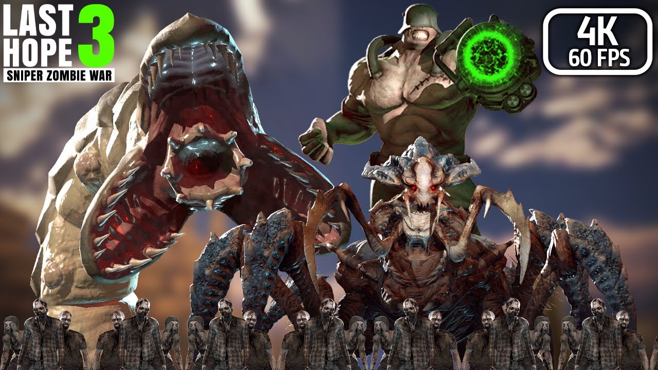 Last Hope 3: Sniper Zombie War All Boss's Fight - YouTube
