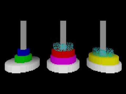Tower of Hanoi 3D (256b intro by Jin X) - YouTube