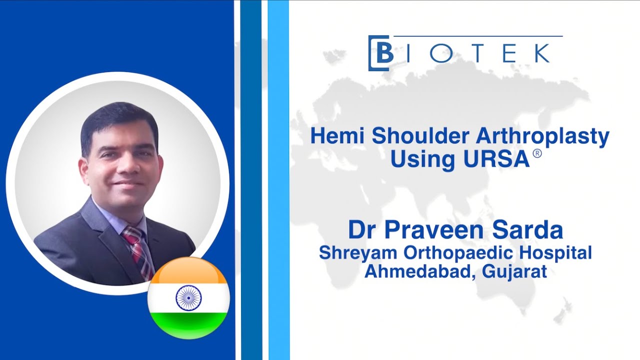 Biotek Hemi Shoulder Arthroplasty - YouTube