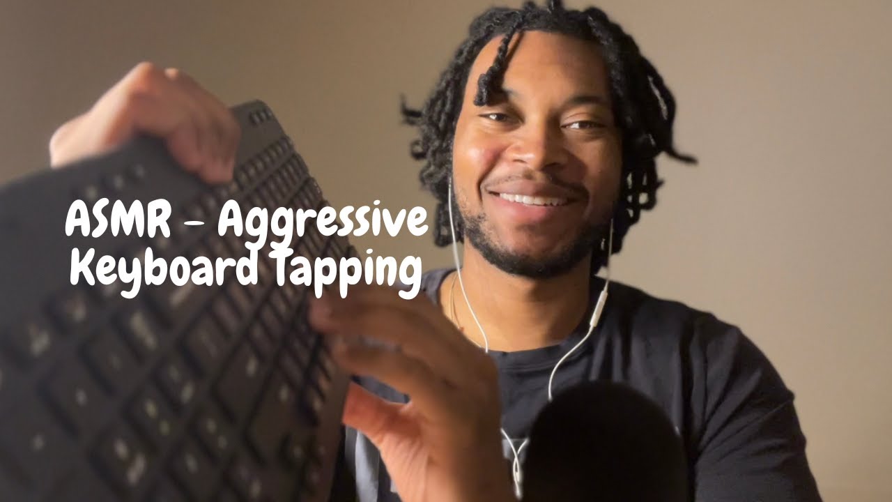 ASMR - Aggressive Keyboard Tapping (No Talking) - YouTube