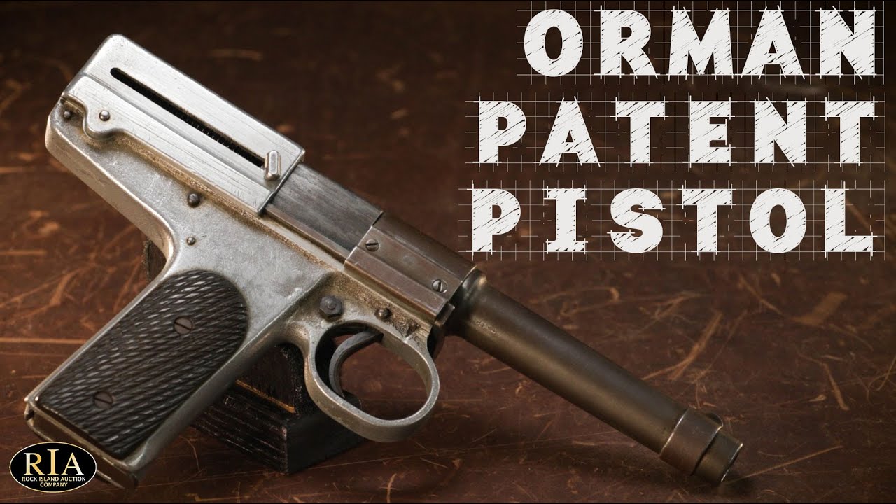 Orman Patent Semi-Automatic Prototype Pistol - YouTube