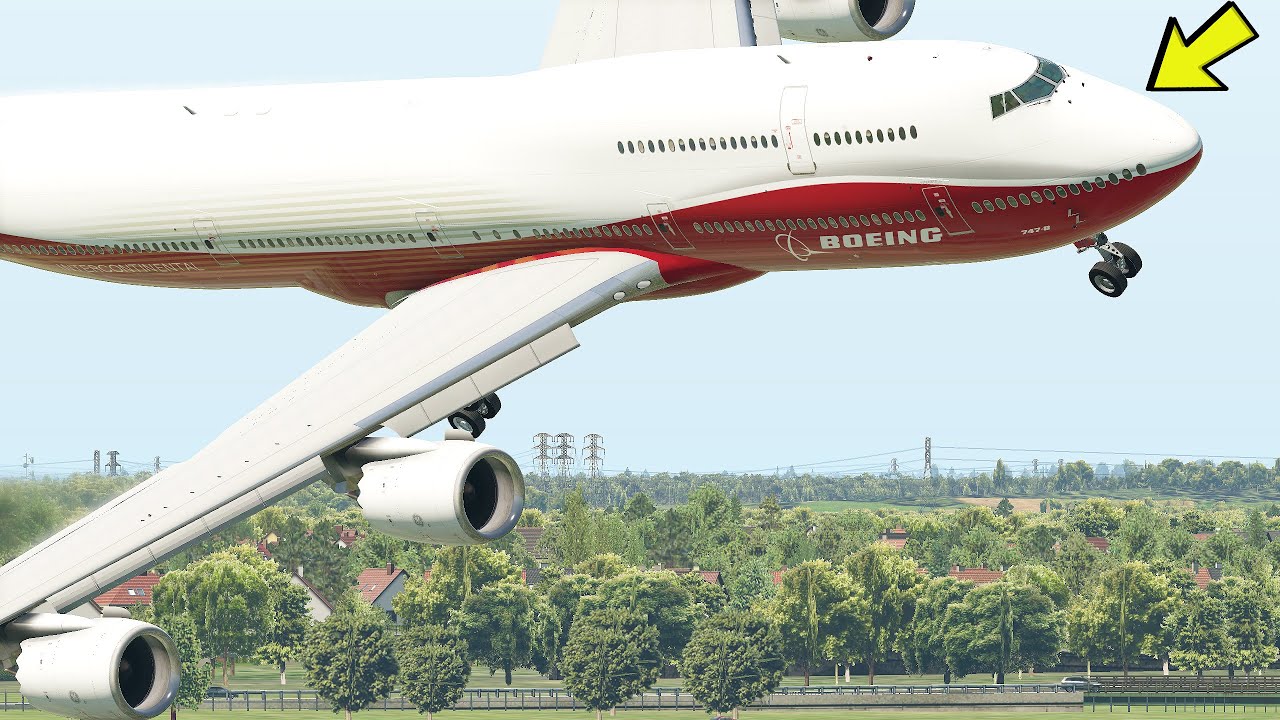 B747 Pilot Performed A Rejected Landing At The Last Second Because Of ...