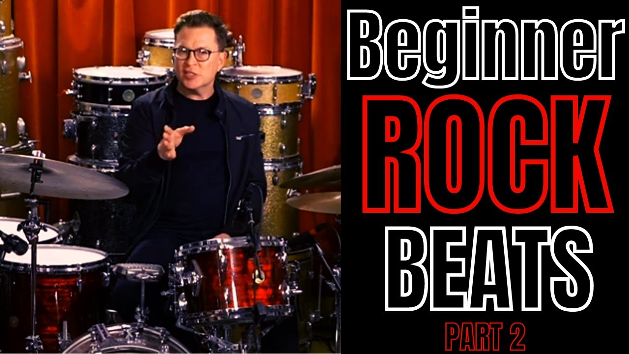 5 Beginner Rock Beats for Drums | The First Beats You Should Learn Part ...