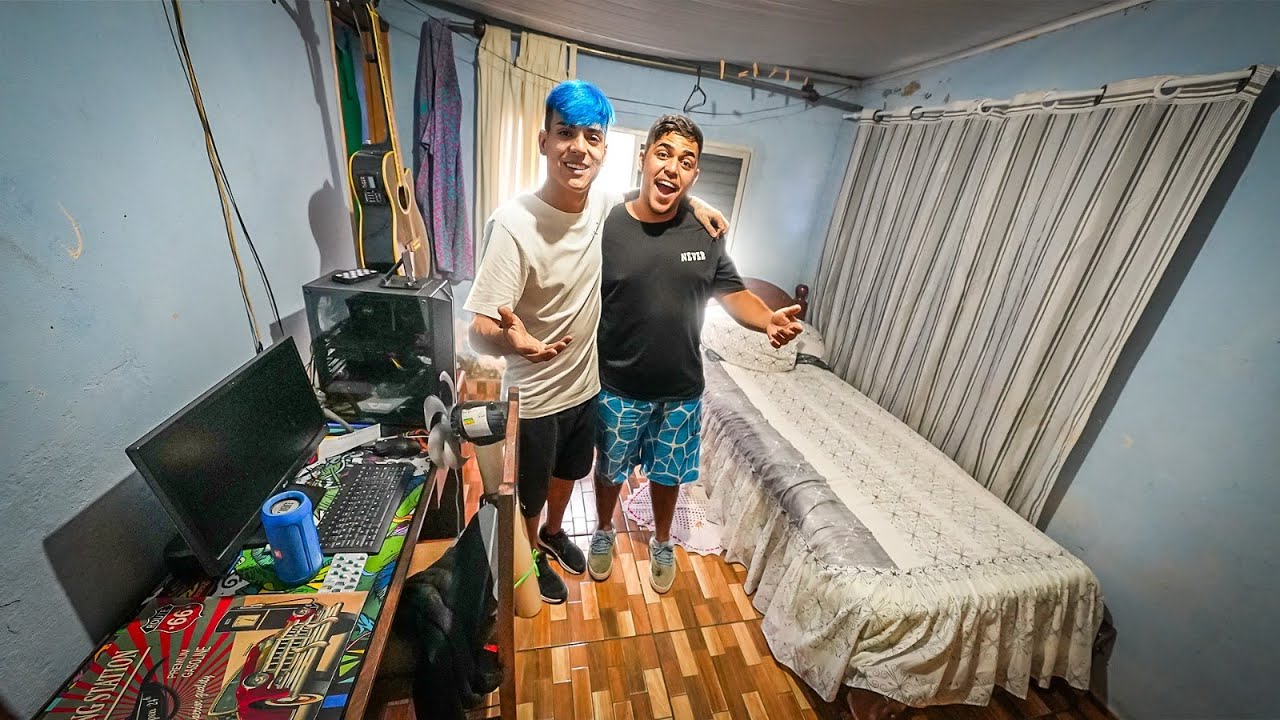 FUI CONHEÇER A CASA DO MEU CAMERA MAN - YouTube