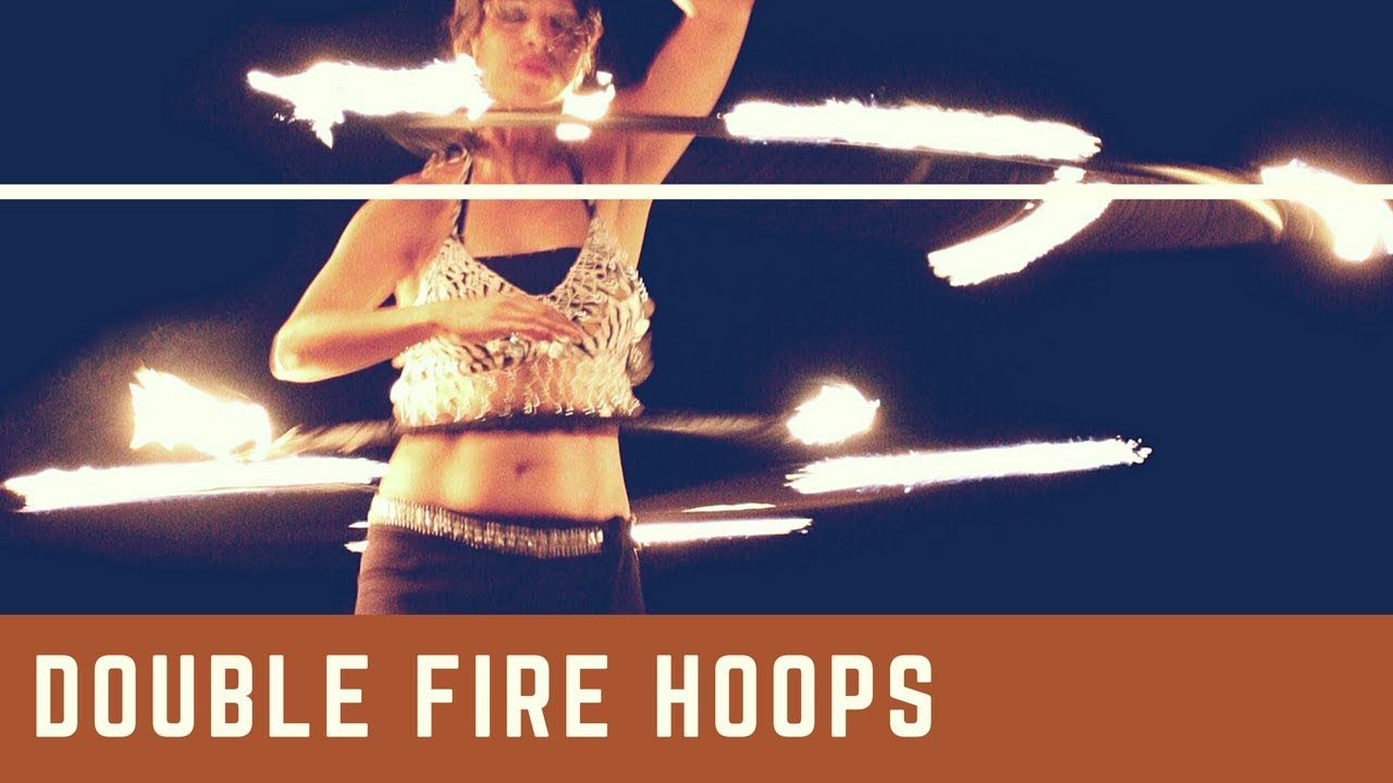 Flame's Double Fire Hoop Dance - YouTube