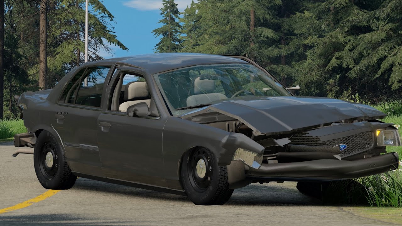 Testing The Durability of A Ford Crown Victoria! | BeamNG Drive - YouTube