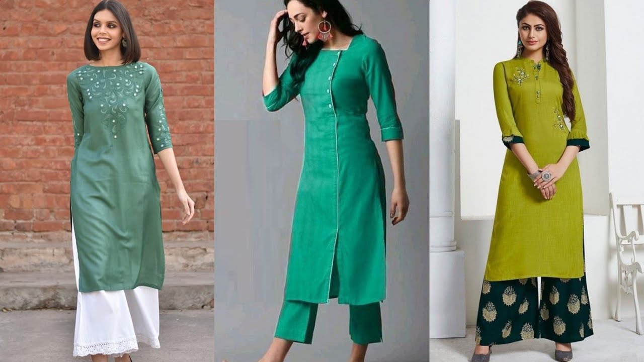 Long Kurti With Plazo | kurta Design women, Simple Dresses, Fashion ...