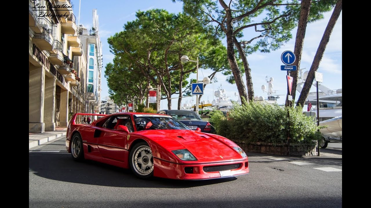 CRAZY Ferrari F40 start-up & HUGE accelerations !! - YouTube