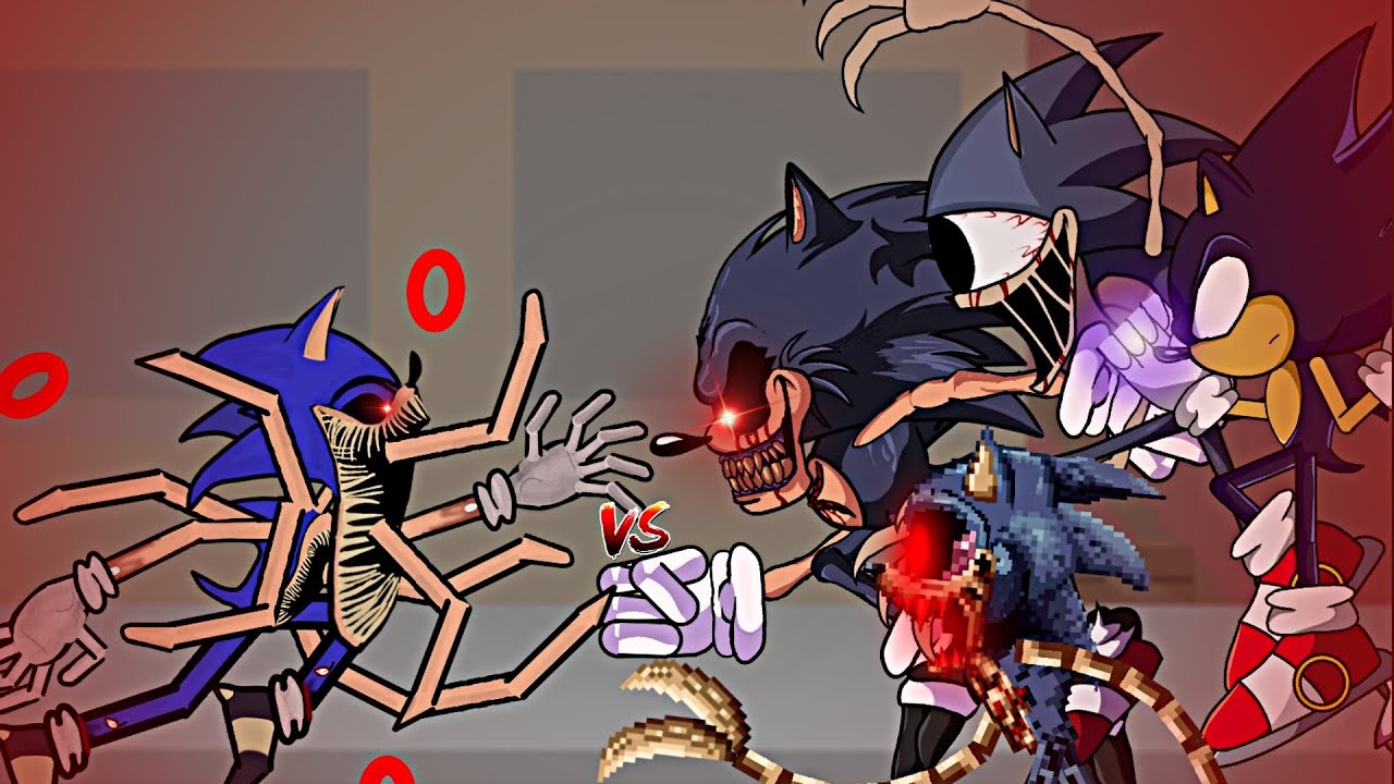 Sonic.omt (One Last Round) Vs Lord X,Sonic.eyx, Dark Sonic DC2 ...