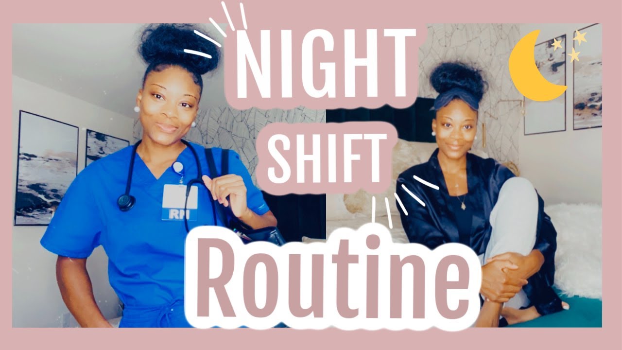 NIGHT SHIFT NURSE ROUTINE 💉COME TO WORK W/ ME 👩🏾‍⚕️ - YouTube