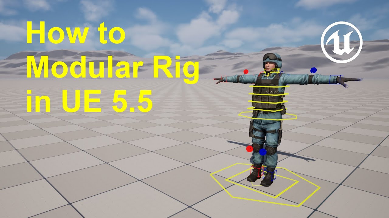 How to Modular Rig in Unreal Engine 5.5 - YouTube