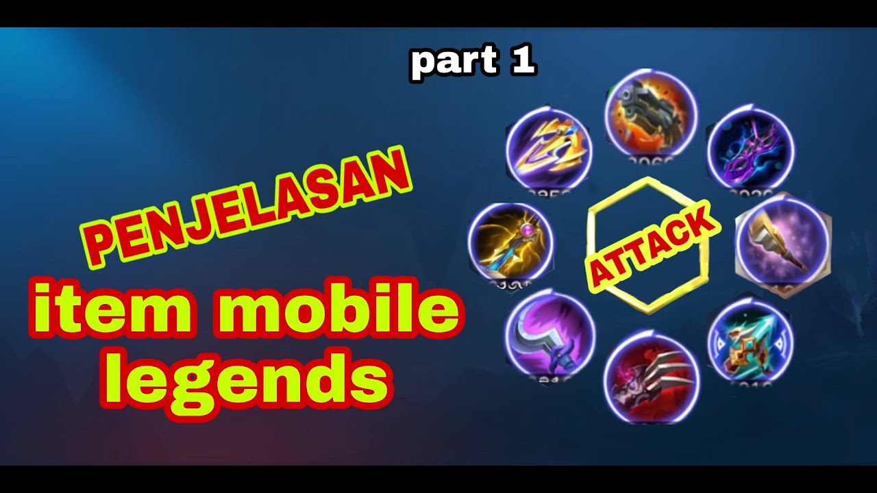 penjelasan fungsi item attack mobile legends terbaru 2020 (part1) - YouTube