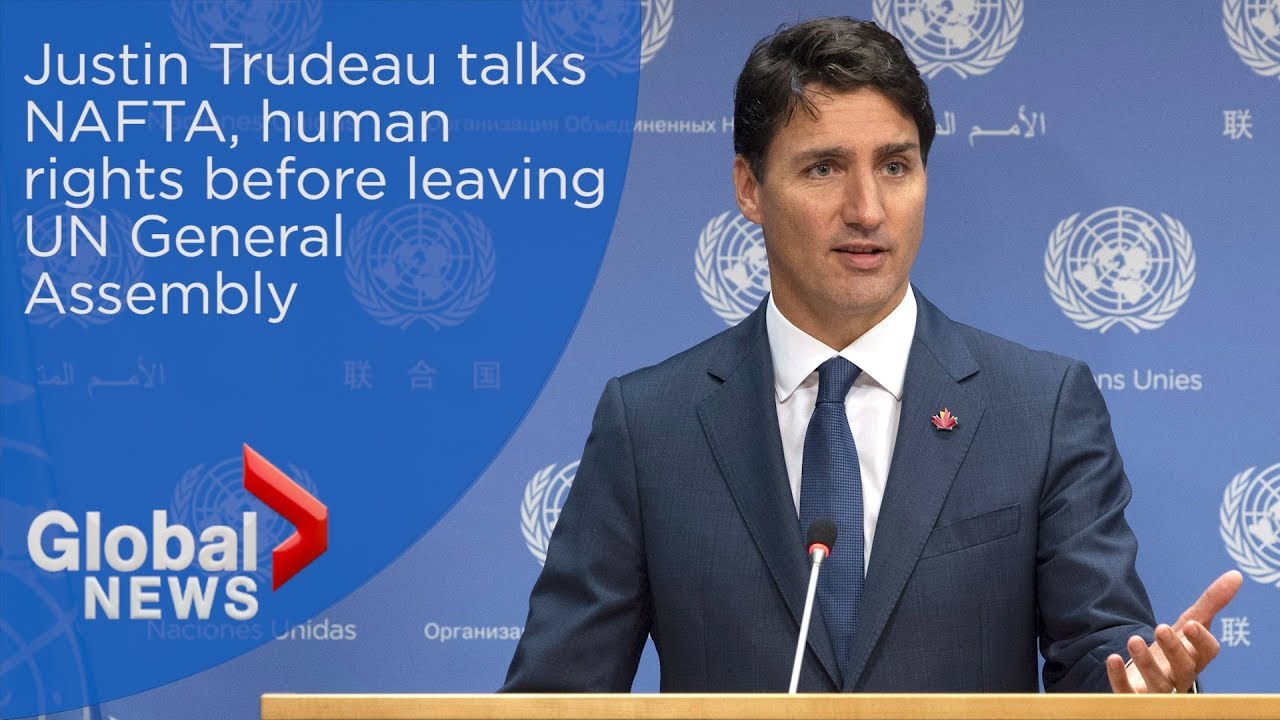 Justin Trudeau full press conference before leaving UN General Assembly ...