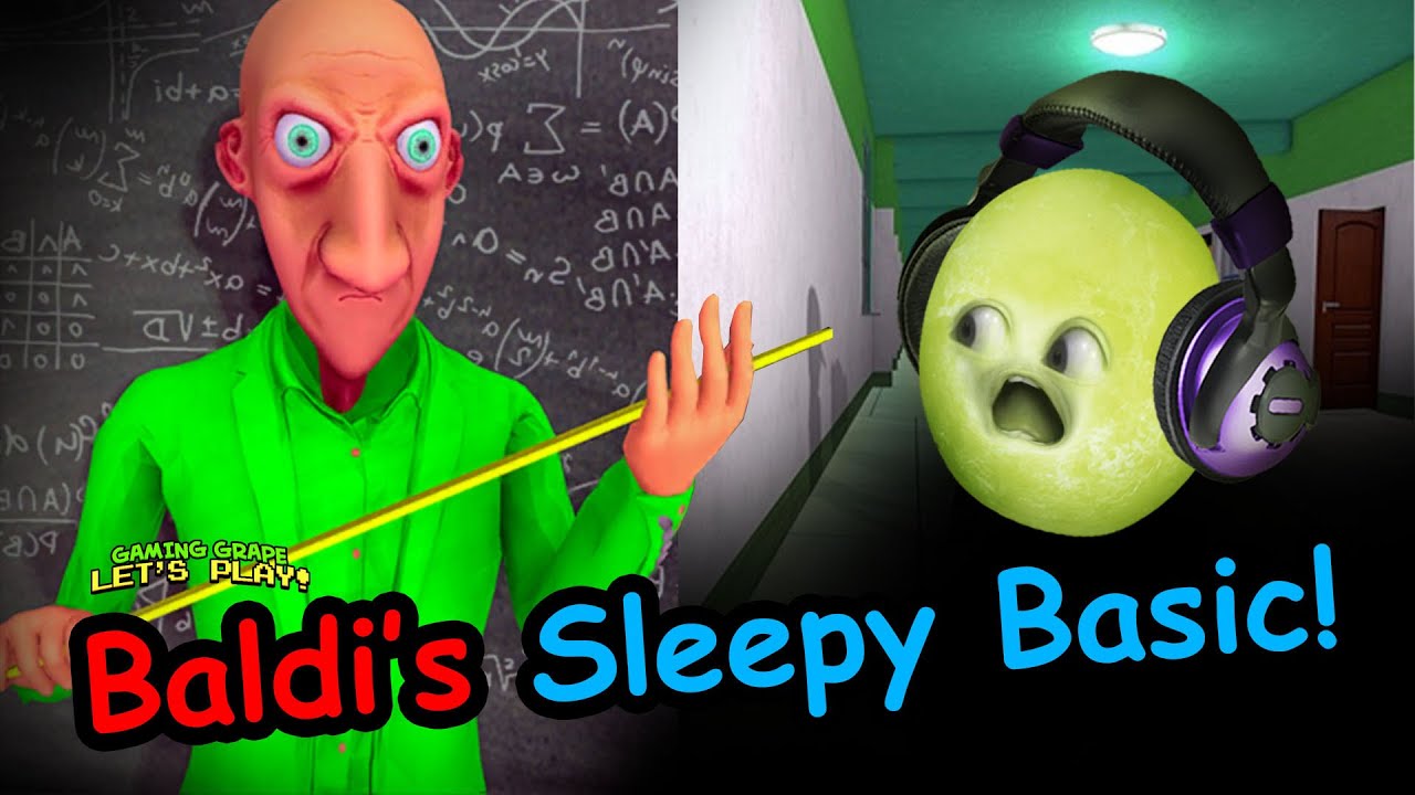 BALDI'S MAD Education!!! | (Baldis Sleepy Basic Mod) - YouTube