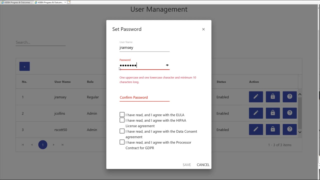 How to Set and Reset Passwords in P&O App - YouTube