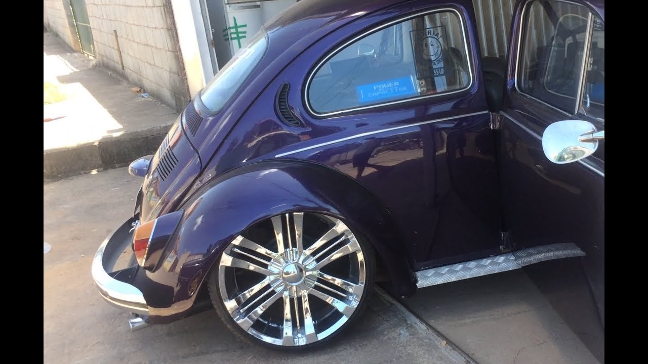 Fusca ARO 20 Roxo FIXA Montado Som automotivo - YouTube