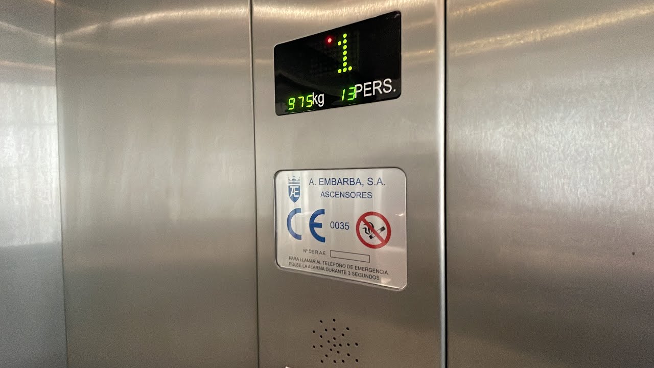 Glass Embarba Lift at Emporium Home, Gibraltar - YouTube