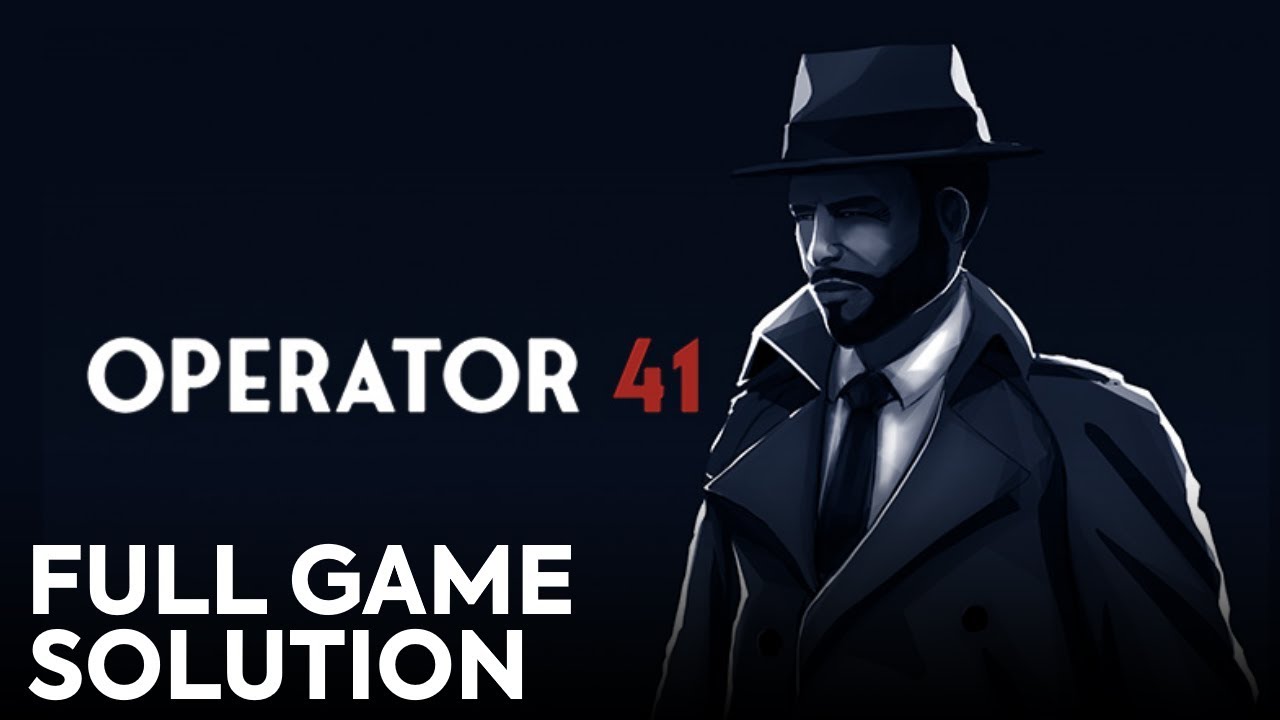 Operator 41 - Apple Arcade: Full Game Solution and Walkthrough - YouTube