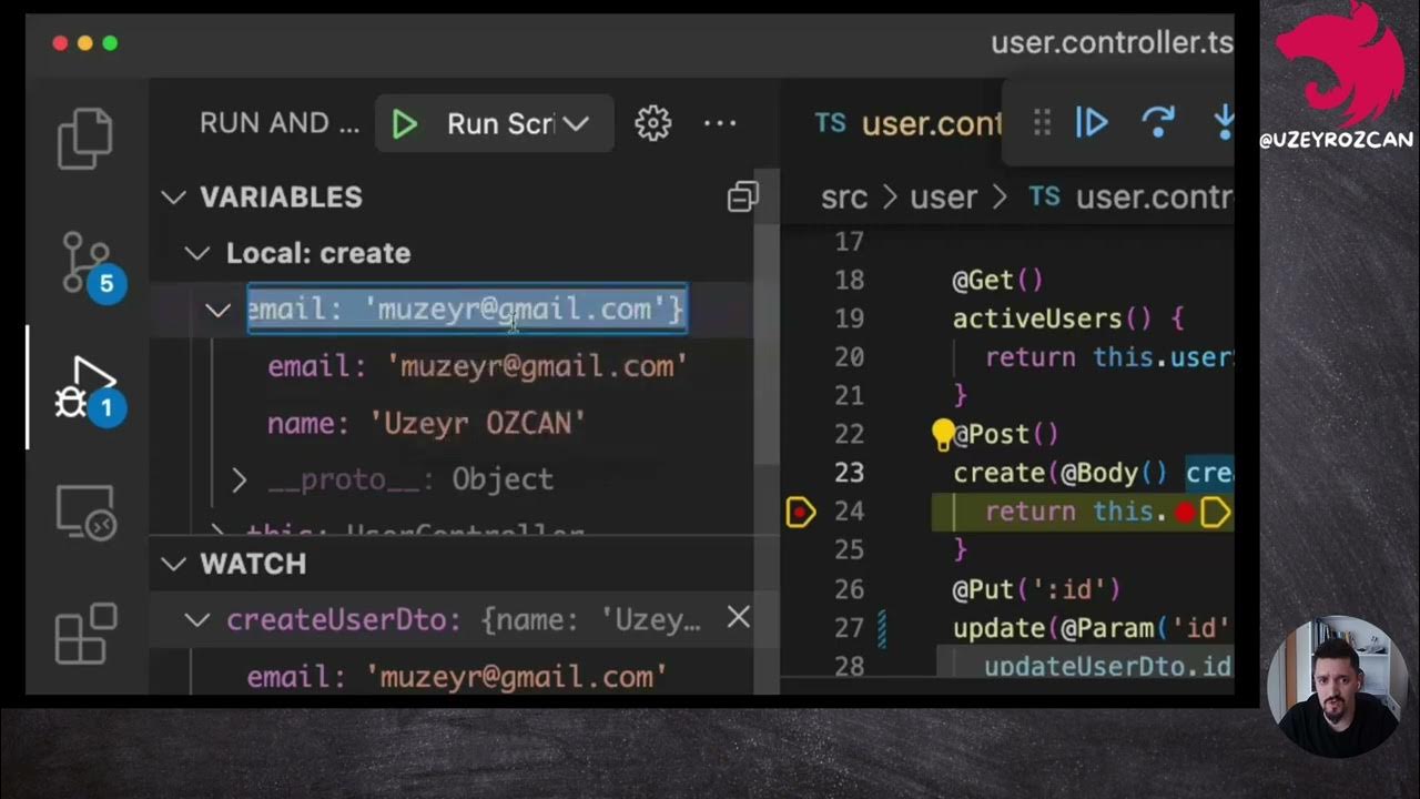 VS Code Node JS Debugging - YouTube