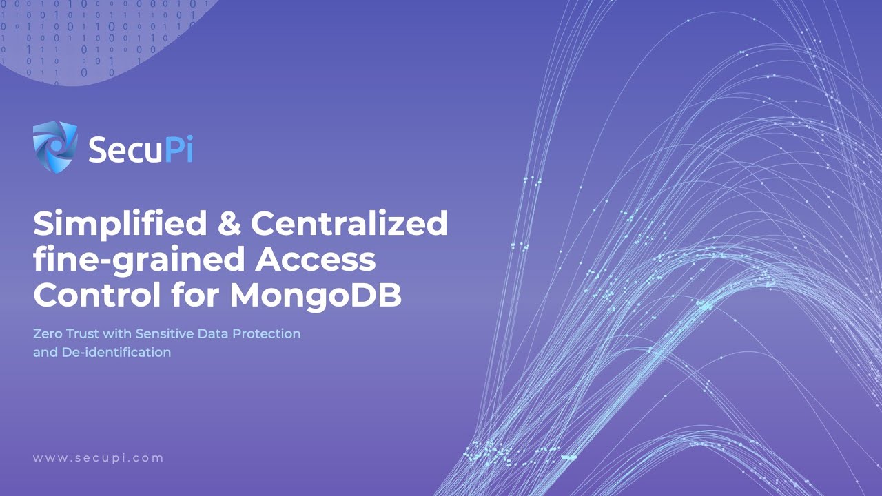 SecuPi Transparent Gateway for MongoDB - YouTube