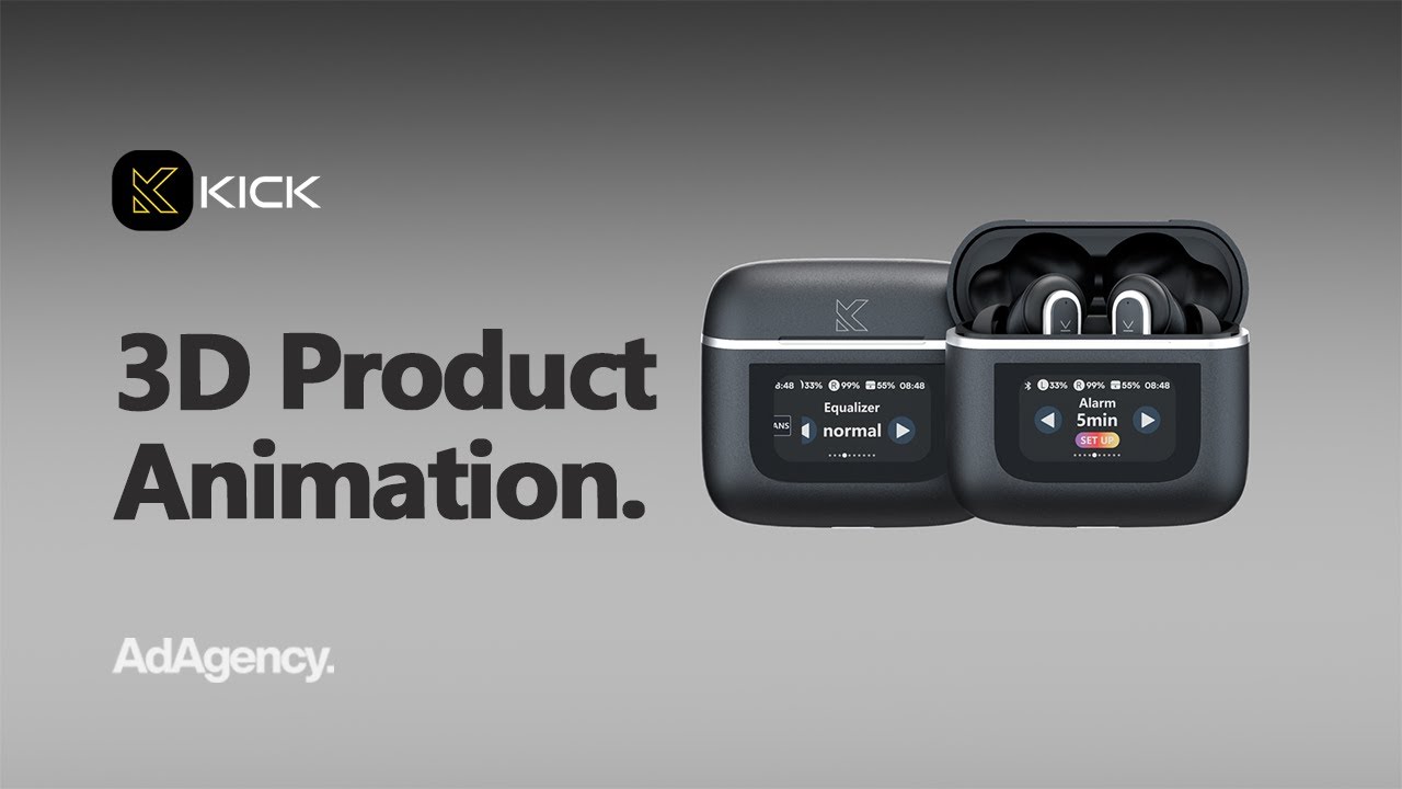 3D Motion Video of Kick's Bluetooth Earbuds! - YouTube