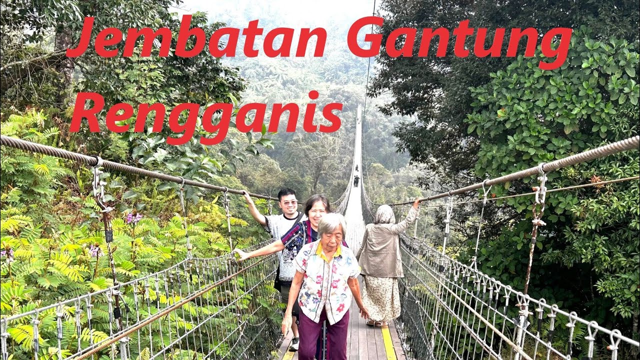 The longest Suspension Bridge in Southeast Asia 🇮🇩 - YouTube