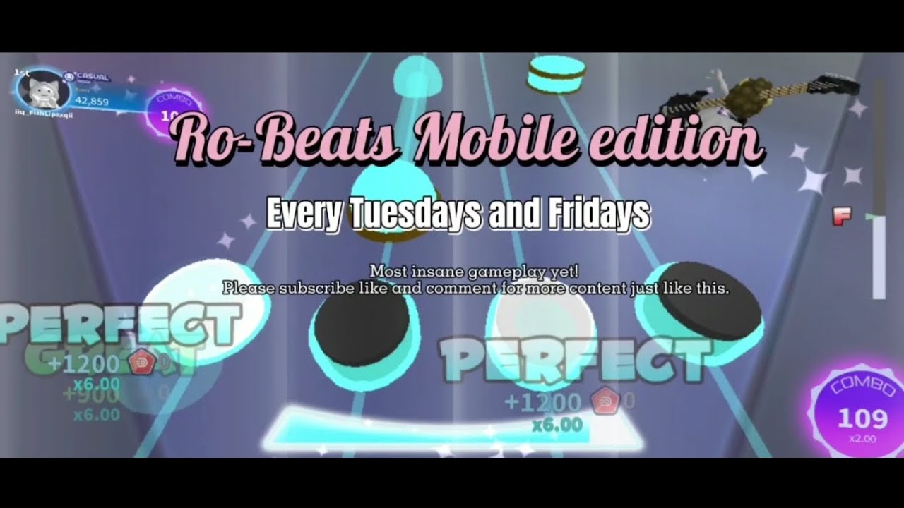 INSANE gameplay! Ro-Beat roblox! MOBILE EDITION!😱 - YouTube