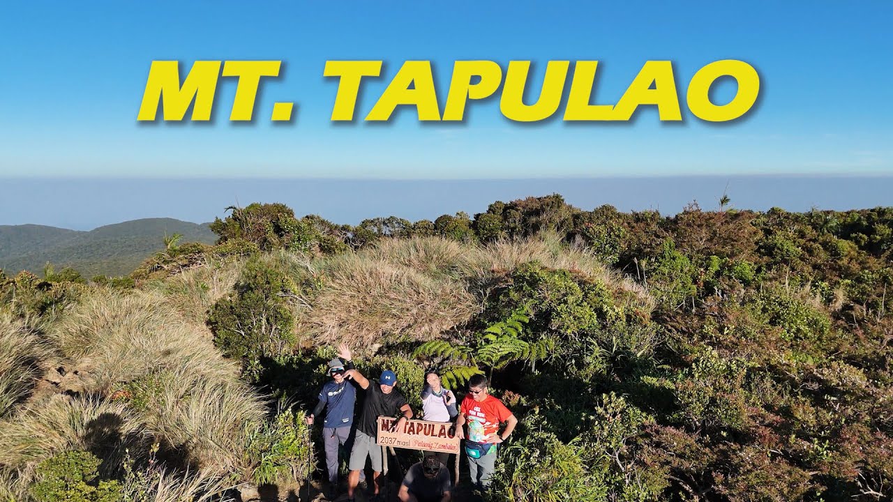 MT. TAPULAO w/ DRONE SHOTS (Over Night Camping) | 36 KILOMETERS ...