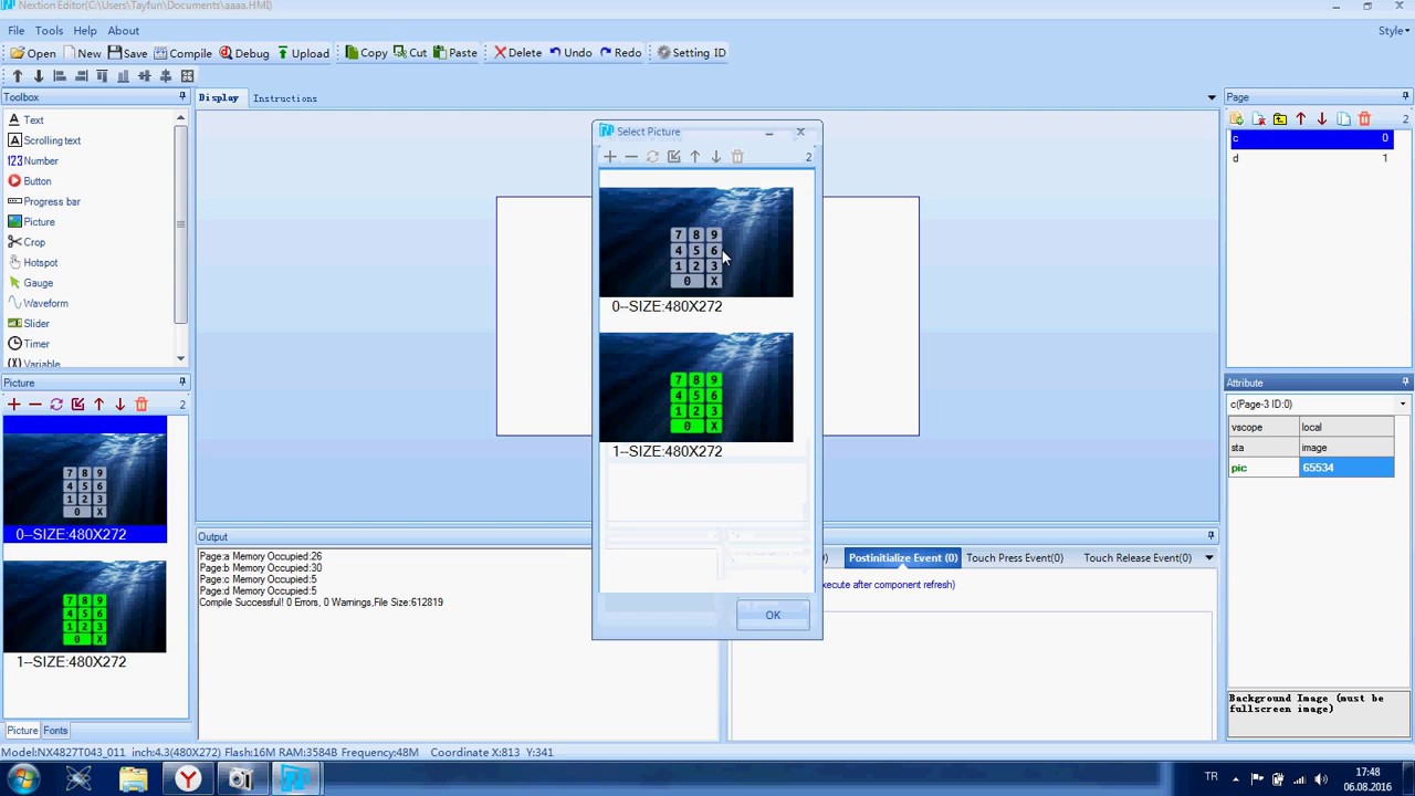 Nextion Editor Kullanımı Ders-3 - YouTube