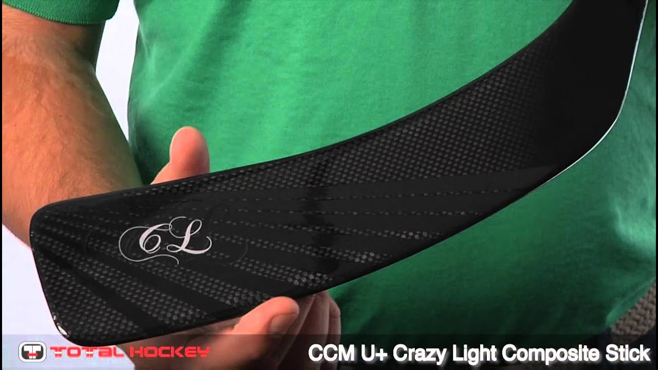 CCM U + Crazy Light Composite Stick - YouTube