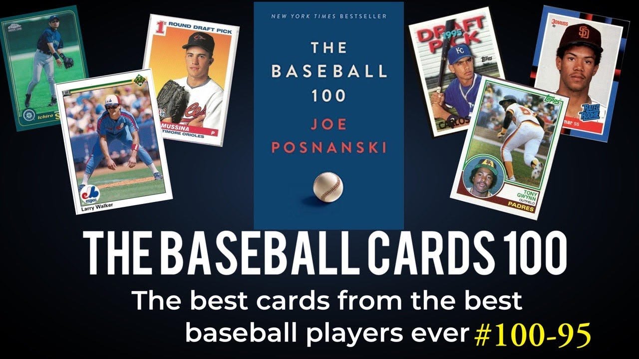 Introducing The Baseball Cards 100! Numbers 100-95: Ichiro, Mussina ...