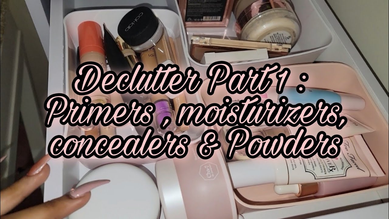 Makeup Declutter Part 1 - YouTube