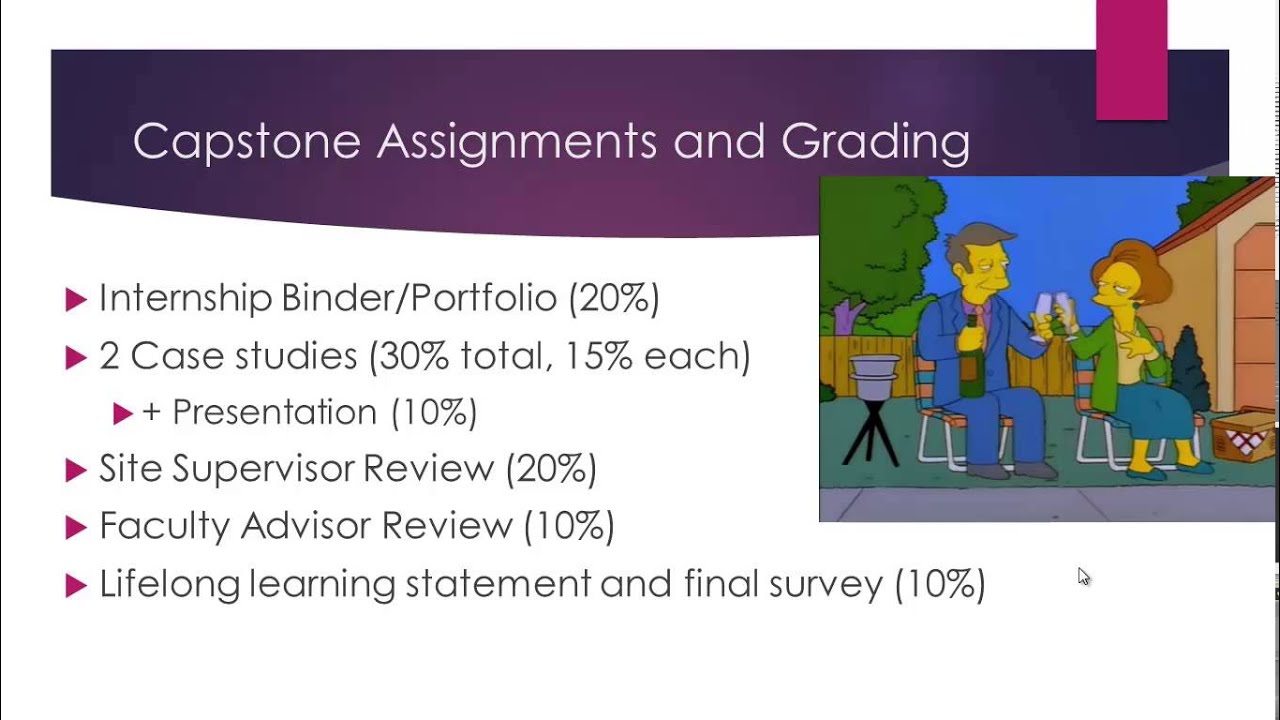 End of Capstone Review & Advice - YouTube