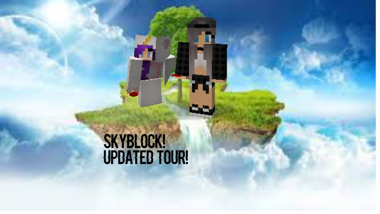 Lemon Cloud-Skyblock fire! Updated tour! {Minecraft} - YouTube