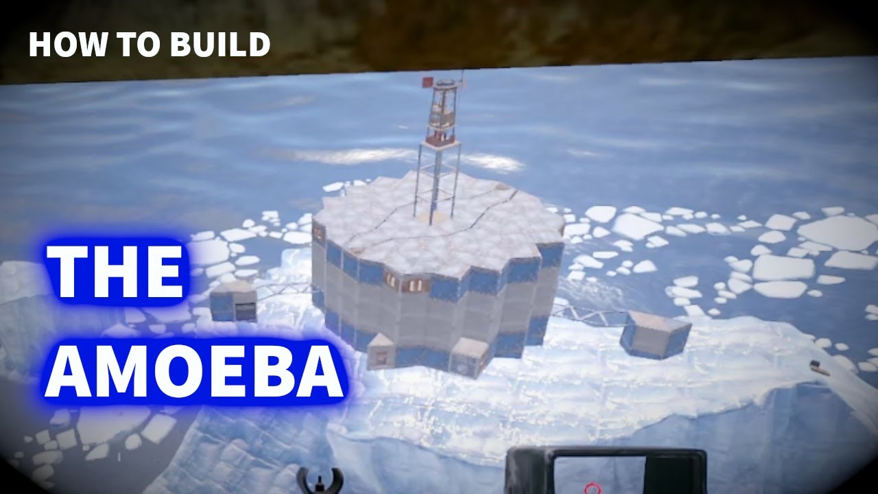 THE AMOEBA Ultimate Unraidable RUST Base Design: Shell Core Defense for ...