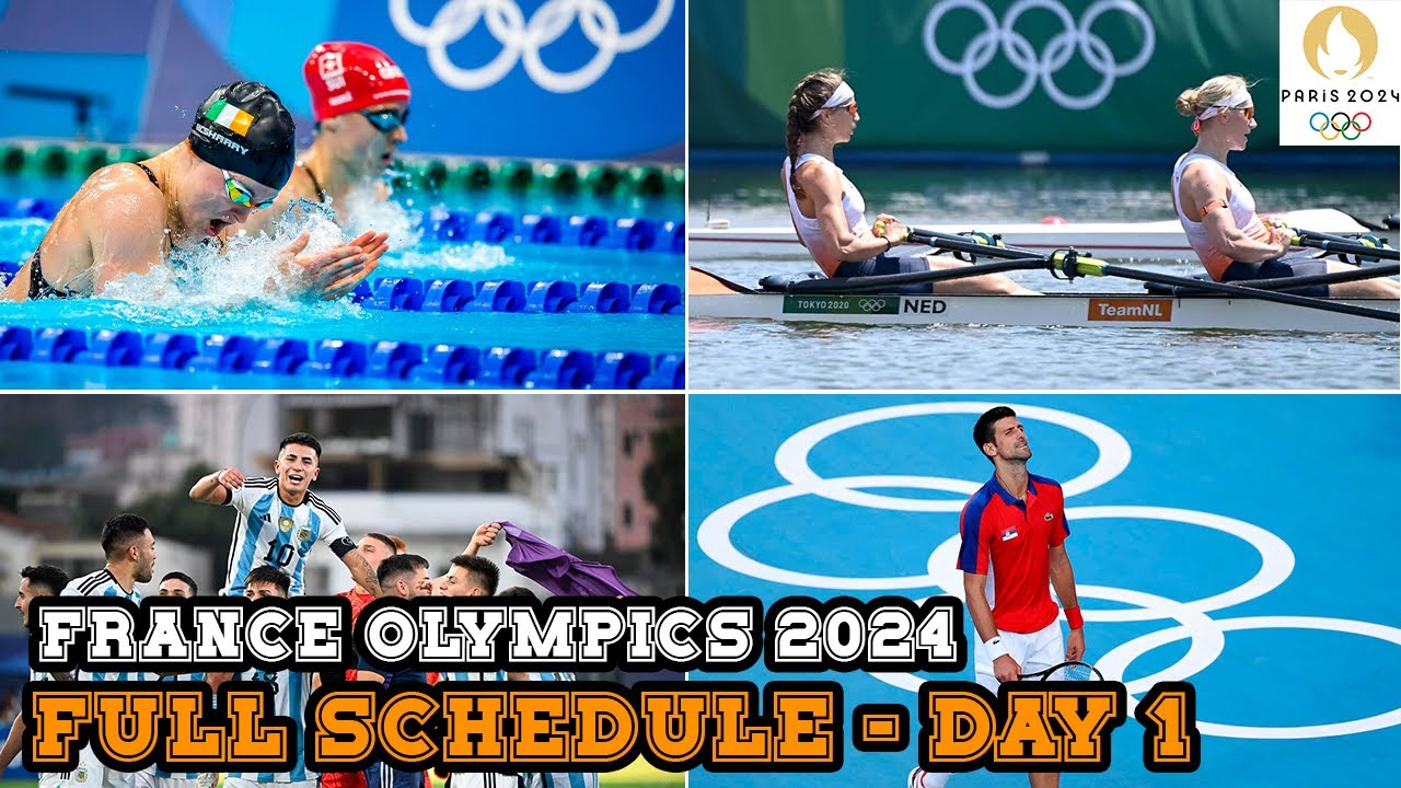 Paris Olympics 2024 Full Schedule on July 27 - Day 1 Olympics Games ...