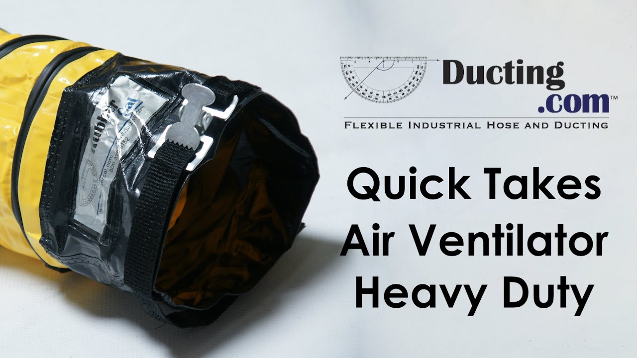 Quick Take: Air Ventilator Heavy Duty Ventilation Hose - YouTube