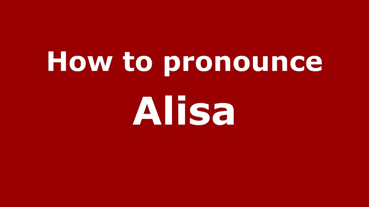 Alisa Name