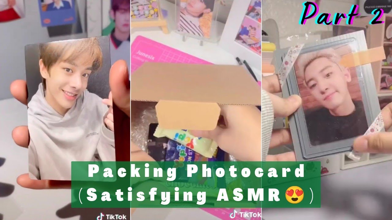 💌Packing Photocard (Satisfying ASMR) | Tiktok Compilation Part 2 #05 ...